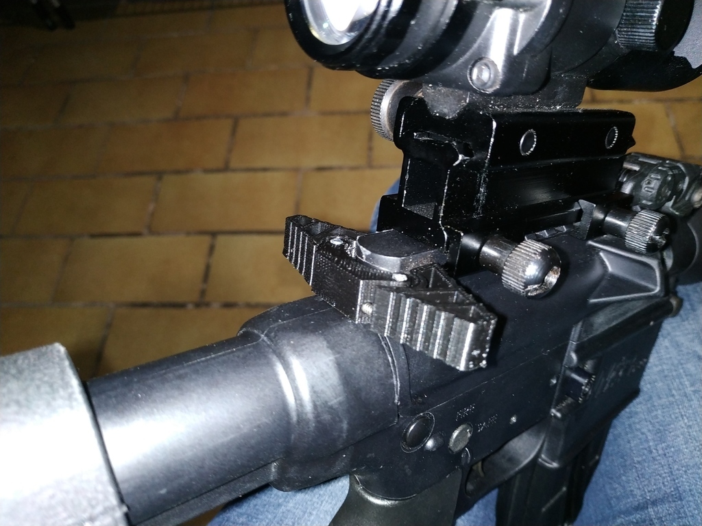 STL file Smith & Wesson MP 15-22 Charging handle V1+ V2・3D printer ...